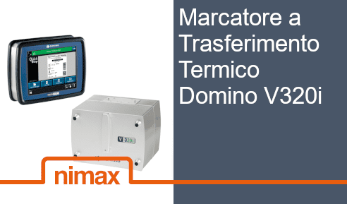 Domino V320i Marcatore a Trasferimento Termico | nimax