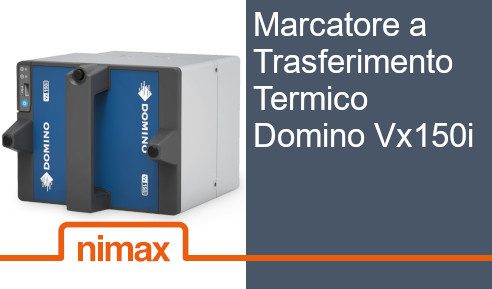 Domino Vx150i Marcatore a Trasferimento Termico | nimax