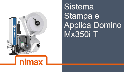 Sistemi Stampa e Applica Domino Mx350i-T | nimax