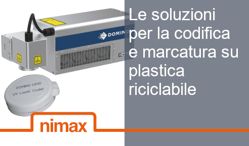 Codifica e marcatura su plastica riciclabile | nimax